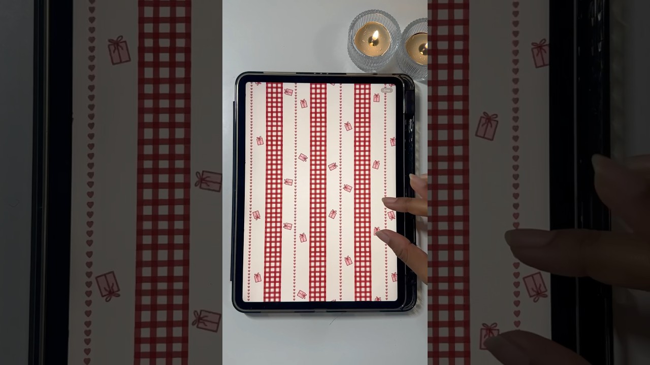 Valentine Gingham: How to Create a Cute Checkered Pattern in Procreate