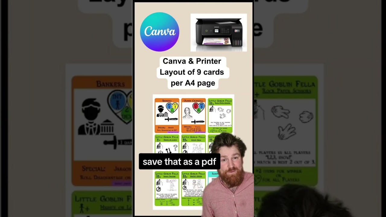 layout tips for home board game card printing