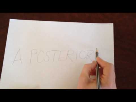 How to Pronounce A Posteriori