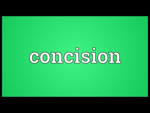 Concision Meaning