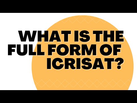 ICRISAT FULL FORM PART (698)