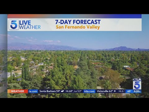 Light rain, gusts possible across Los Angeles County