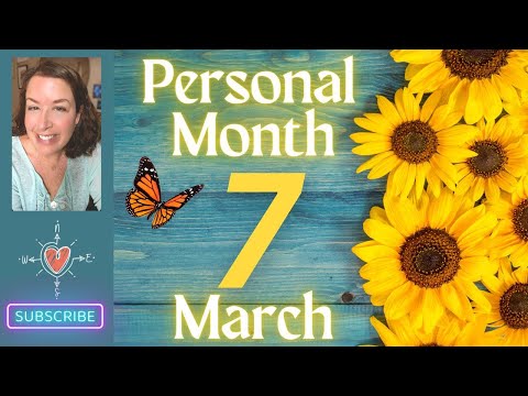 7 PERSONAL MONTH - March 2023 #numerology Forecast! #2023 #inspiration #march #energy #purpose