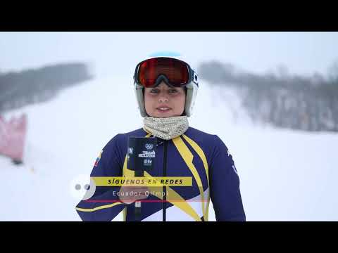 Ecuador’s Sarah Escobar competes at 2022 Winter Olympics in Beijing ...