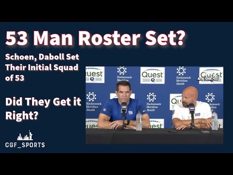 New York Giants 53-Man Roster Revealed! Shocking Cuts & Surprising Picks | Breaking News