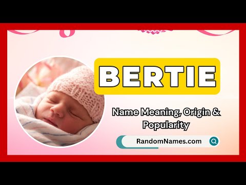 Bertie - Baby Girl Name Meaning, Origin & Popularity - RandomNames.com