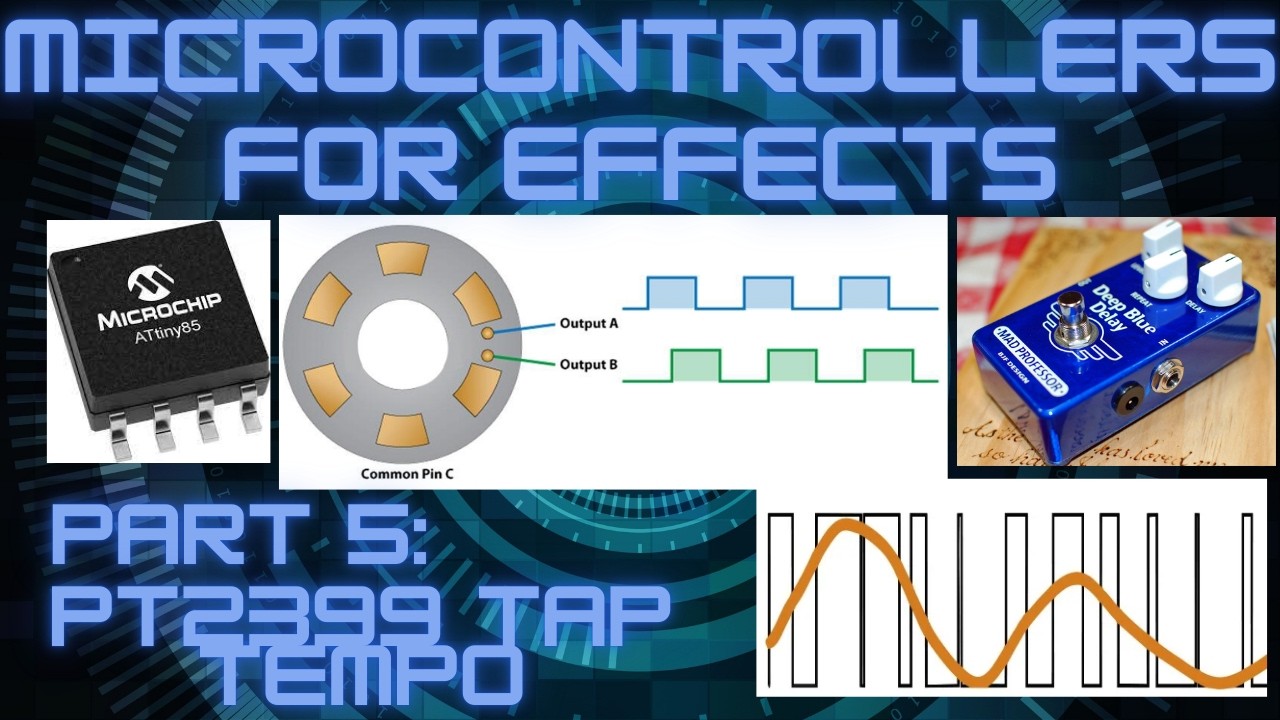 Microcontrollers for Guitar and Effects: PT2399 Tap Tempo Module