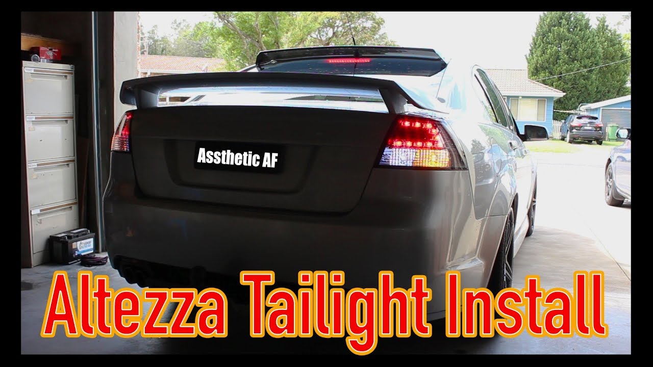 Aftermarket Commodore Tail lights Install