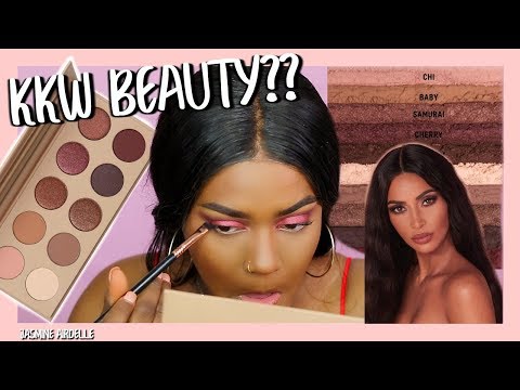 Kim Kardashian “KKW BEAUTY” Classic Blossom Eyeshadow Palette | Review + Swatches on Dark Skin