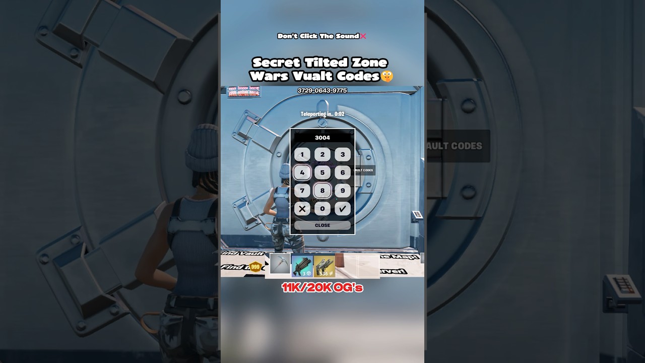 New Secret Tilted Zone Wars Vault Codes 🤫 2025 #fortnite #gaming #fortnitememes