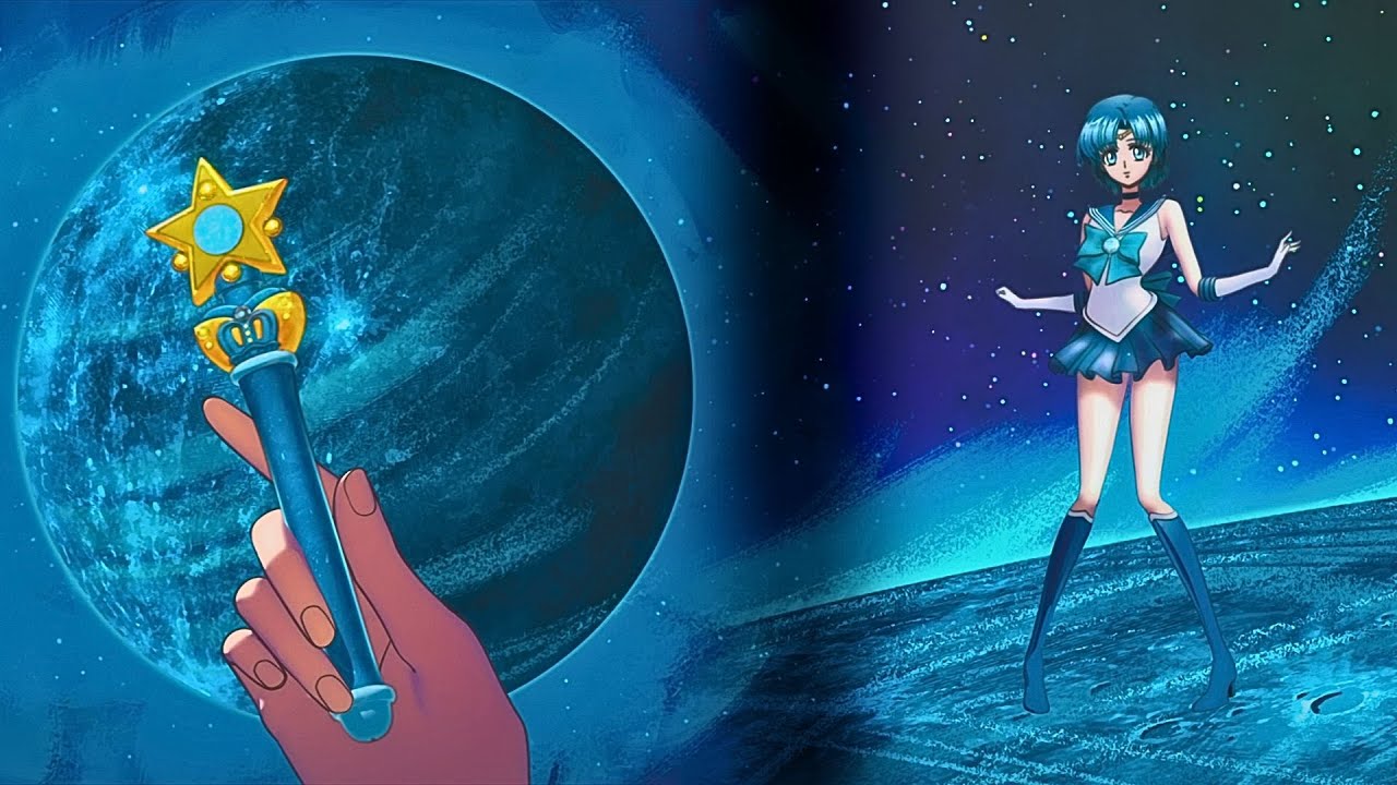Sailor Moon Crystal + 90s OST || Mercury Star Power Make Up!