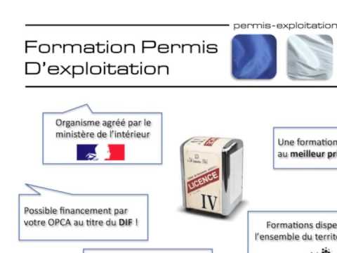 Formation permis d'exploitation licence 4 et restaurant