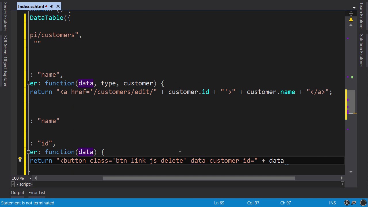 079 DataTables with Ajax Source