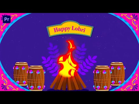 Lohri Special Wishes Slideshow Premiere Pro Template