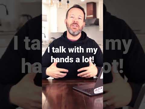 Talking with my hands about kitchen design.