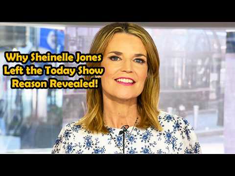 Why Sheinelle Jones Left the Today Show – The REAL Reason Revealed!