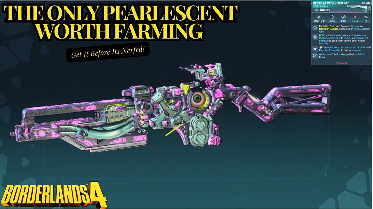 The BEST Pearl in Borderlands 4 is ACTUALLY BROKEN… (Crazed Earl)