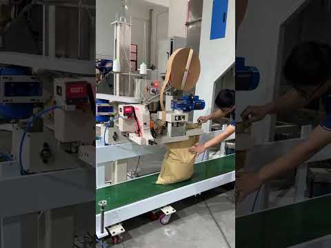 Powder or granular packaging machine 3-6 bags/minutes for 25kg sacks