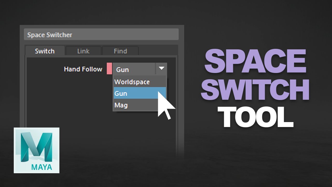 Free Space Switch Tool for Maya