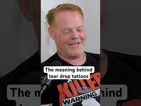 The meaning behind the tear drop tattoos - Sean Scott Hicks