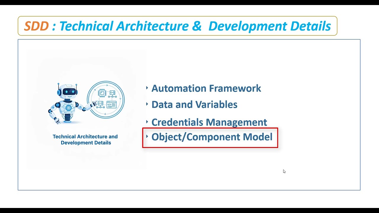 RPA Solution Architect || SDD Template