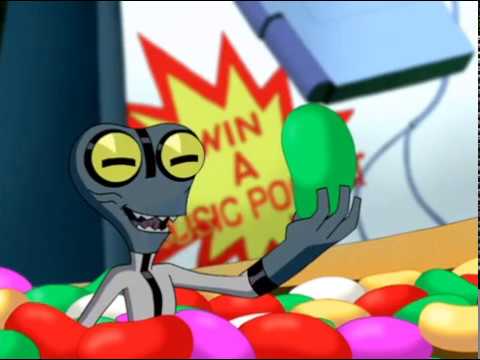 Ben 10: Grey Matter vs truck / Jellybeans scene