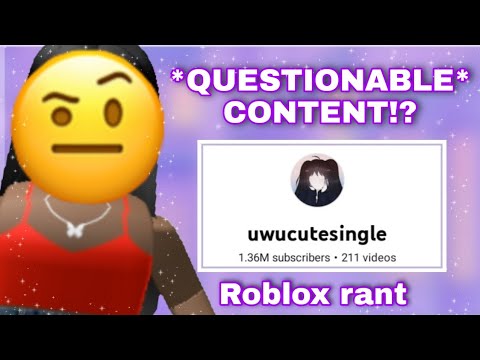 This roblox youtuber makes *QUESTIONABLE* content!? @uwucutesingle|Collab with @glowingmxoon