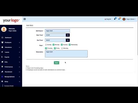 Shift Management Software - Employee Scheduling System