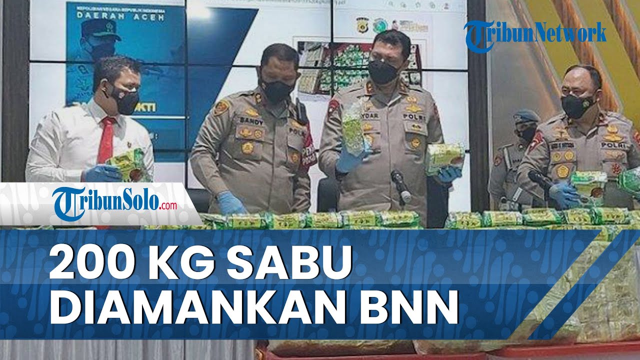 200 Kg Sabu dan 2 Pelaku Diamankan BNN di Perairan Aceh Timur dari Peredaran Narkotika Internasional