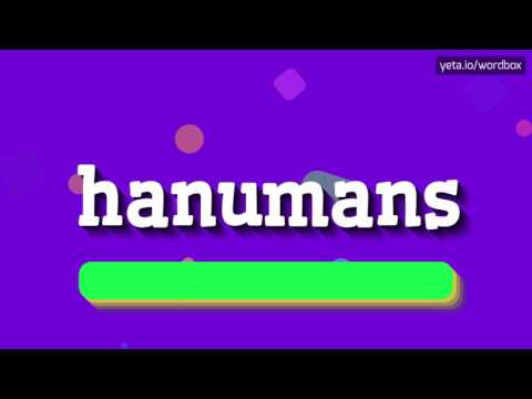 HANUMANS - HOW TO PRONOUNCE IT? #hanumans