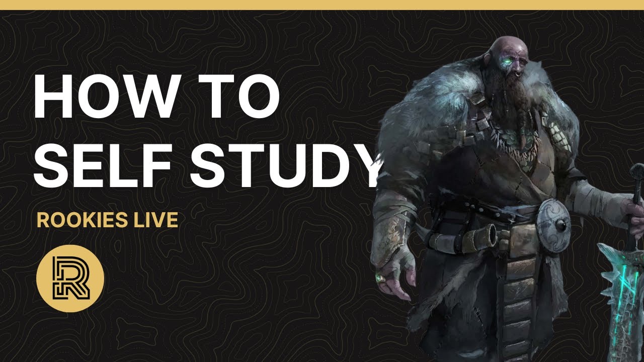 How To Get Results From Self Study by Nathan Bedford  | The Rookies