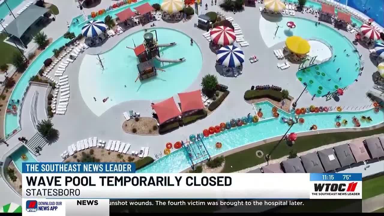 Splash in the Boro temporarily closes wave pool