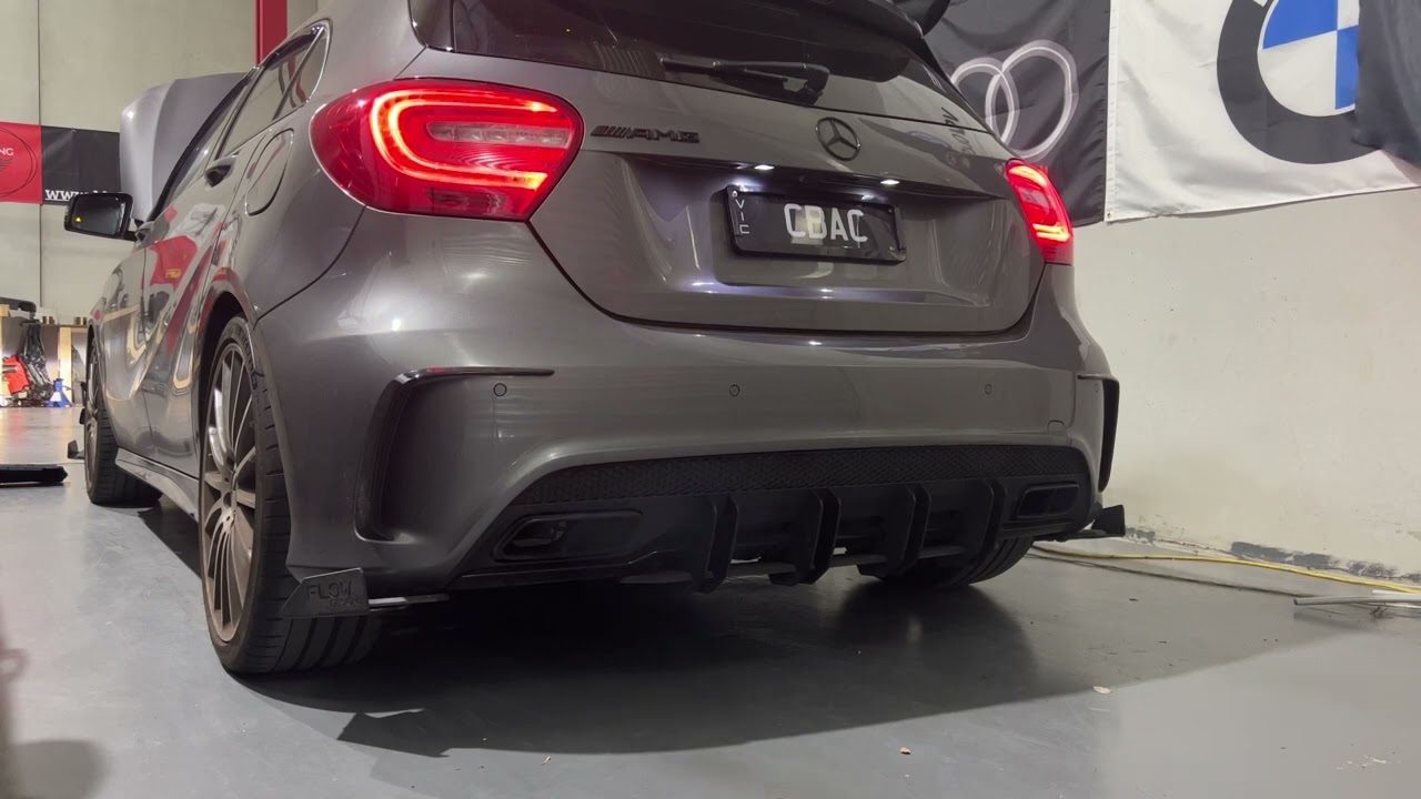 Mercedes A45 Stage 2 Pop and Bang Tune (Loud Ak47) Titanium Valvetronic Exhaust