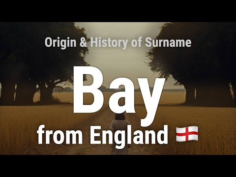 Bay from England 🏴 - Meaning, Origin, History & Migration Routes of Surname