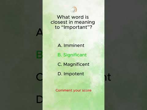 Synonyms Quiz English #learnenglish #synonyms #shorts