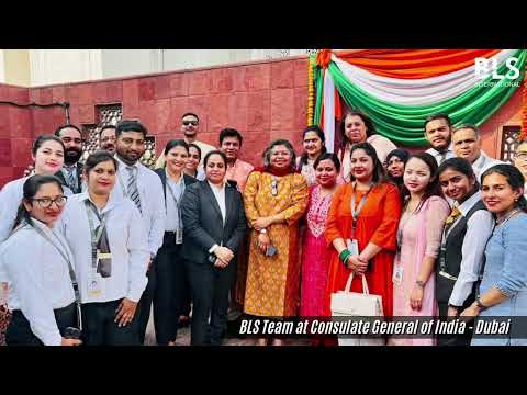 77th Indian Independence Day celebrations at BLS International in Dubai.