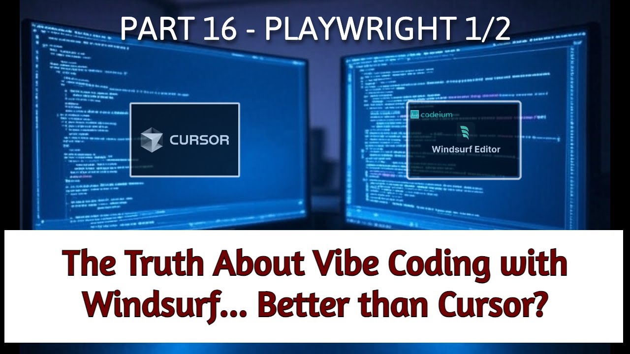 The Truth about Vibe Coding with Windsurf…Better than Cursor? Part 16 - Playwright 1/2