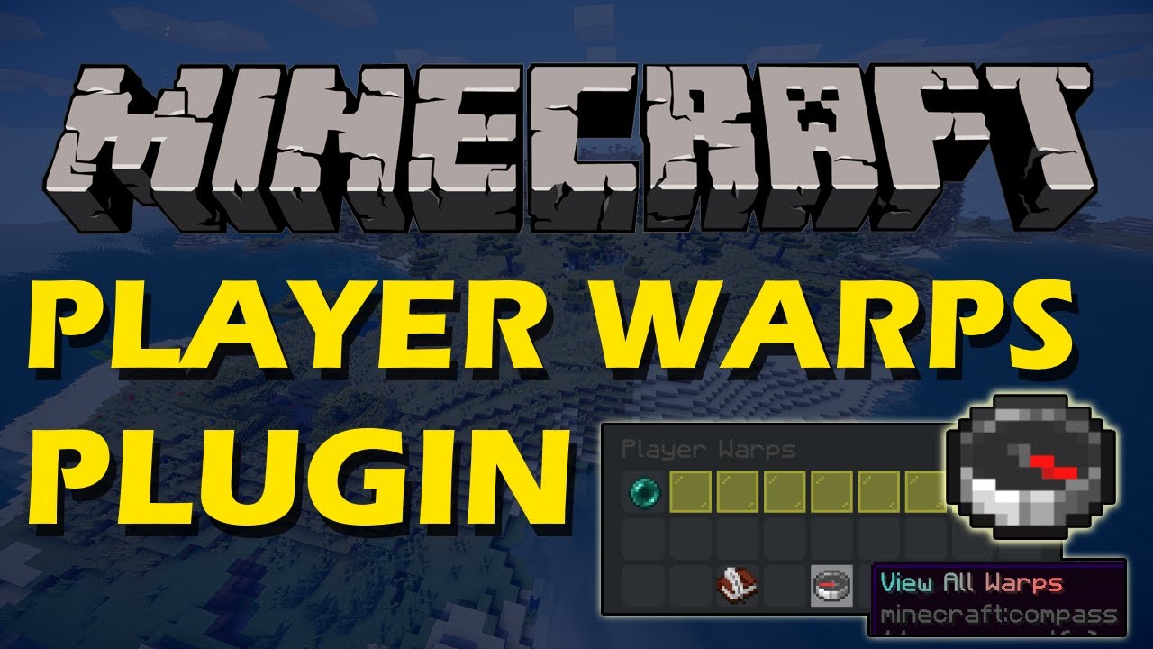 Warp management in Minecraft with Player Warps Plugin