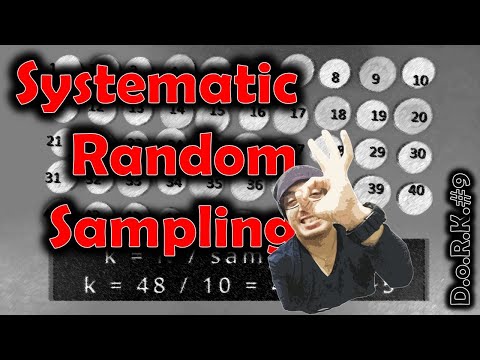 How to do systematic random sampling | DorK#8 #research #sampling #systematicsampling