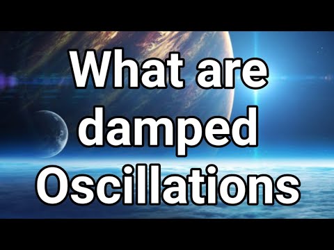 What are damped Oscillations. Urdu/English