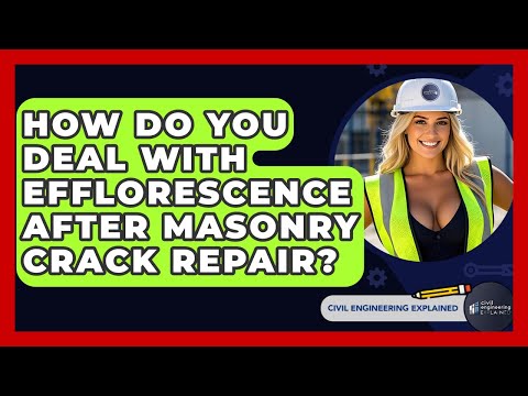 How Do You Deal With Efflorescence After Masonry Crack Repair? - Civil Engineering Explained