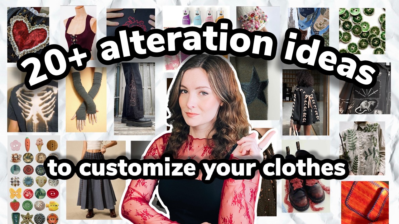 More than 20 ideas to alter, customize, and upcycle your clothes (instead of shopping)