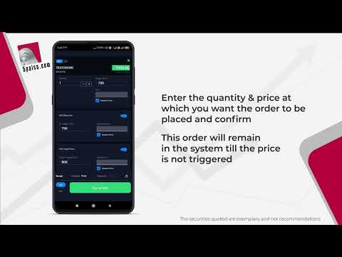 How to Place a Valid Till Triggered Order on the 5paisa App?