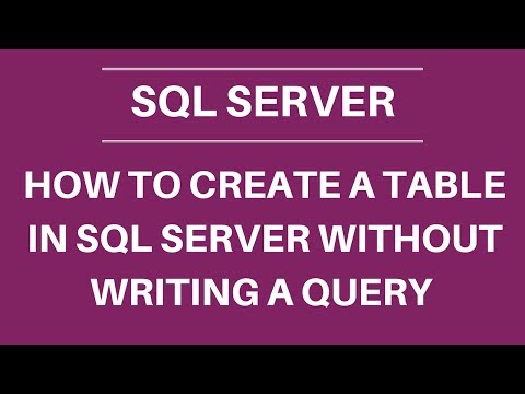 How to create a table and set a Primary key in SQL server - graphically