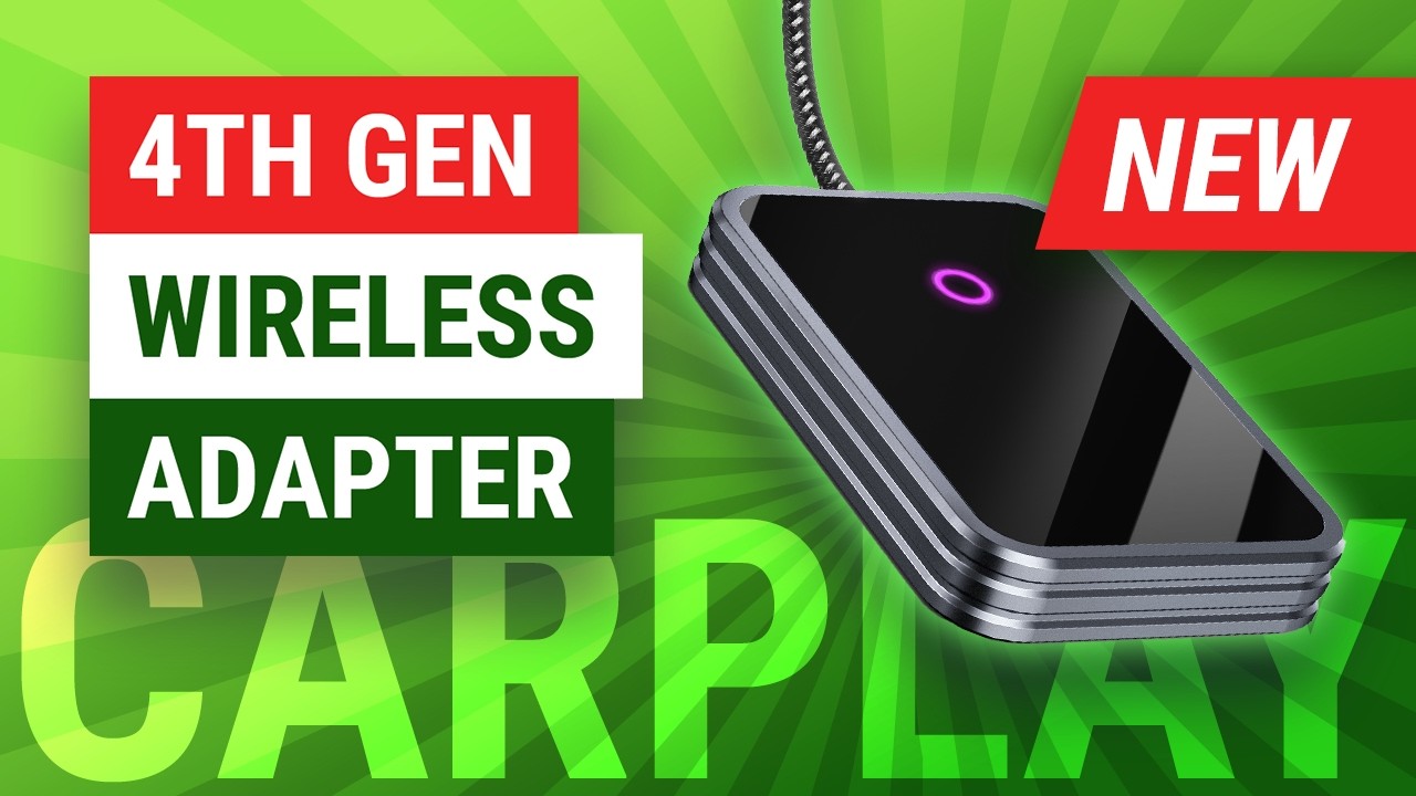 Fast 4th Gen 2-in-1 Wireless CarPlay & Android Auto Adapter | AMIHUSEl Dongle Review