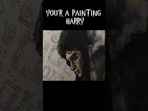 YOU'RE A PAINTING HARRY - #shorts #harrypotter #art #painting #hermionegranger #maraudersmap