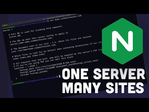 Configuring sites/urls on a Nginx web server