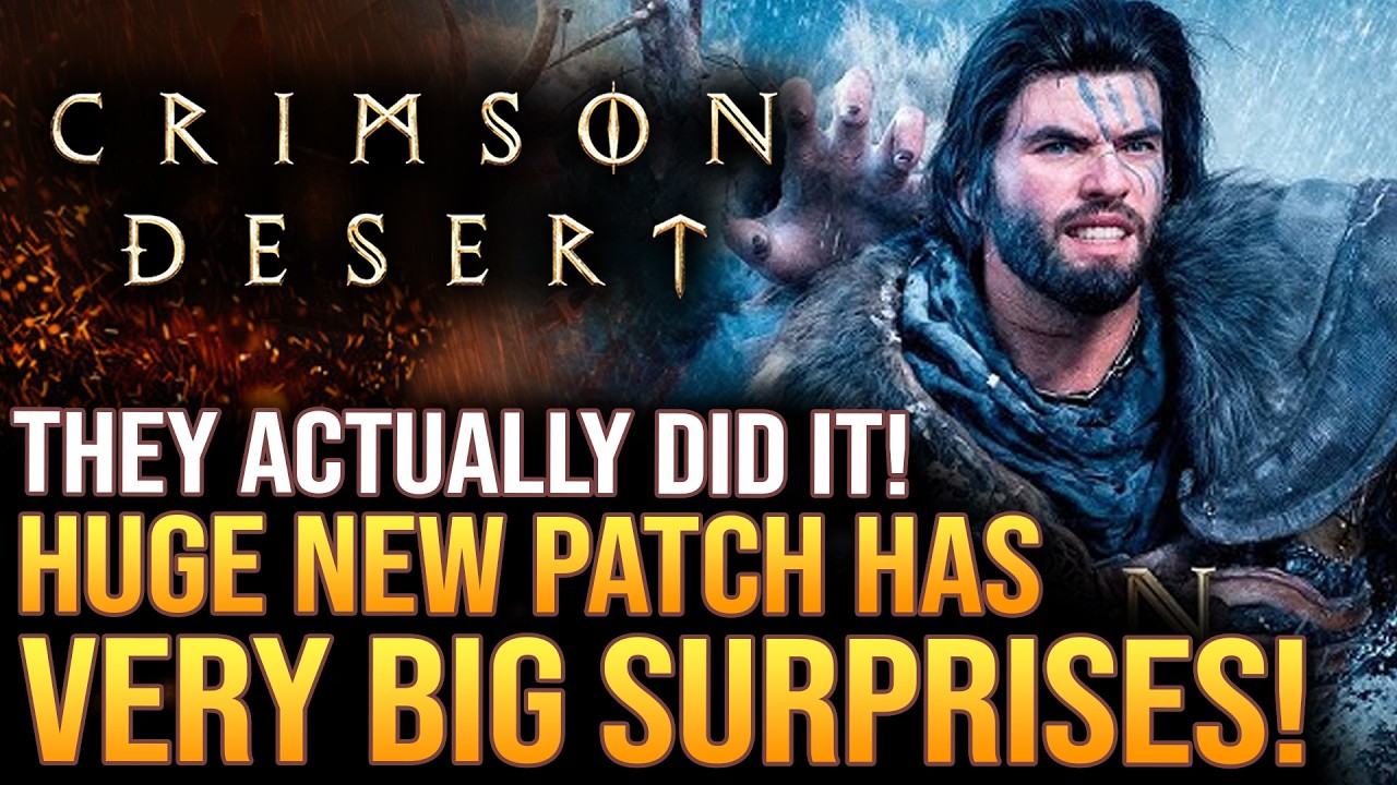 Crimson Desert Just Got A NEW PATCH UPDATE!  The Devs Actually Did It!  All New Features!