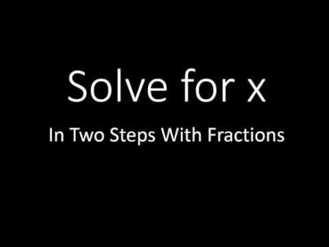 Equations with Two Terms in the Numerator - Examples - Expii