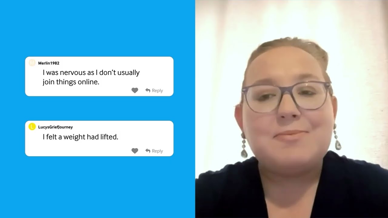 Finding comfort and connection through grief | Sue Ryder Online Community